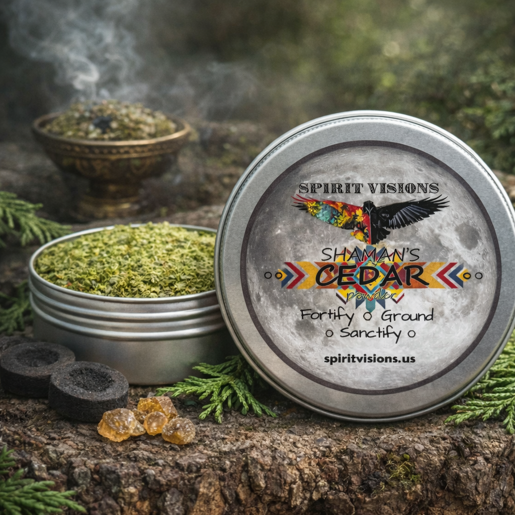 Shaman’s Cedar Powder | Sacred Cedar Incense for Cleansing, Protection ...